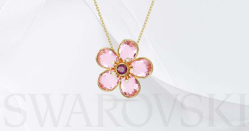 Dây Chuyền Swarovski Hoa Chính Hãng Flower Florere Pendant 5657875