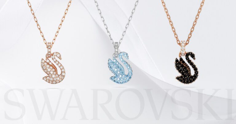 Dây Chuyền Swarovski Thiên Nga Bay Small Iconic Swan Pendant