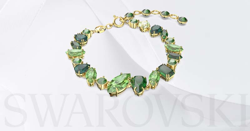 Vòng Swarovski Chính Hãng Green Gema Bracelet 5652822