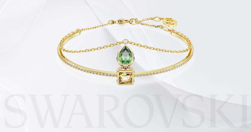 Vòng Swarovski Multicolored Mixed Cuts Stilla Bangle 5662924